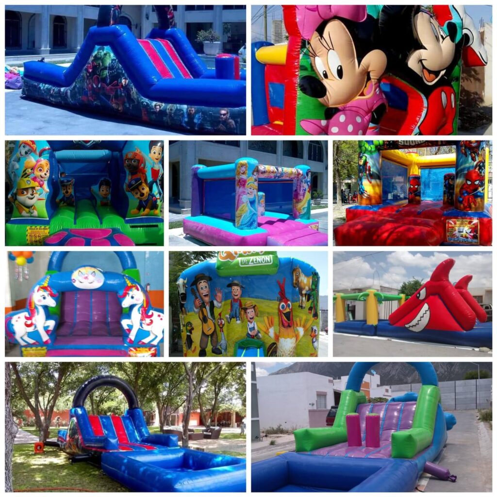 Renta De Sillas Mesas Inflables Trampolínes En García - Superola